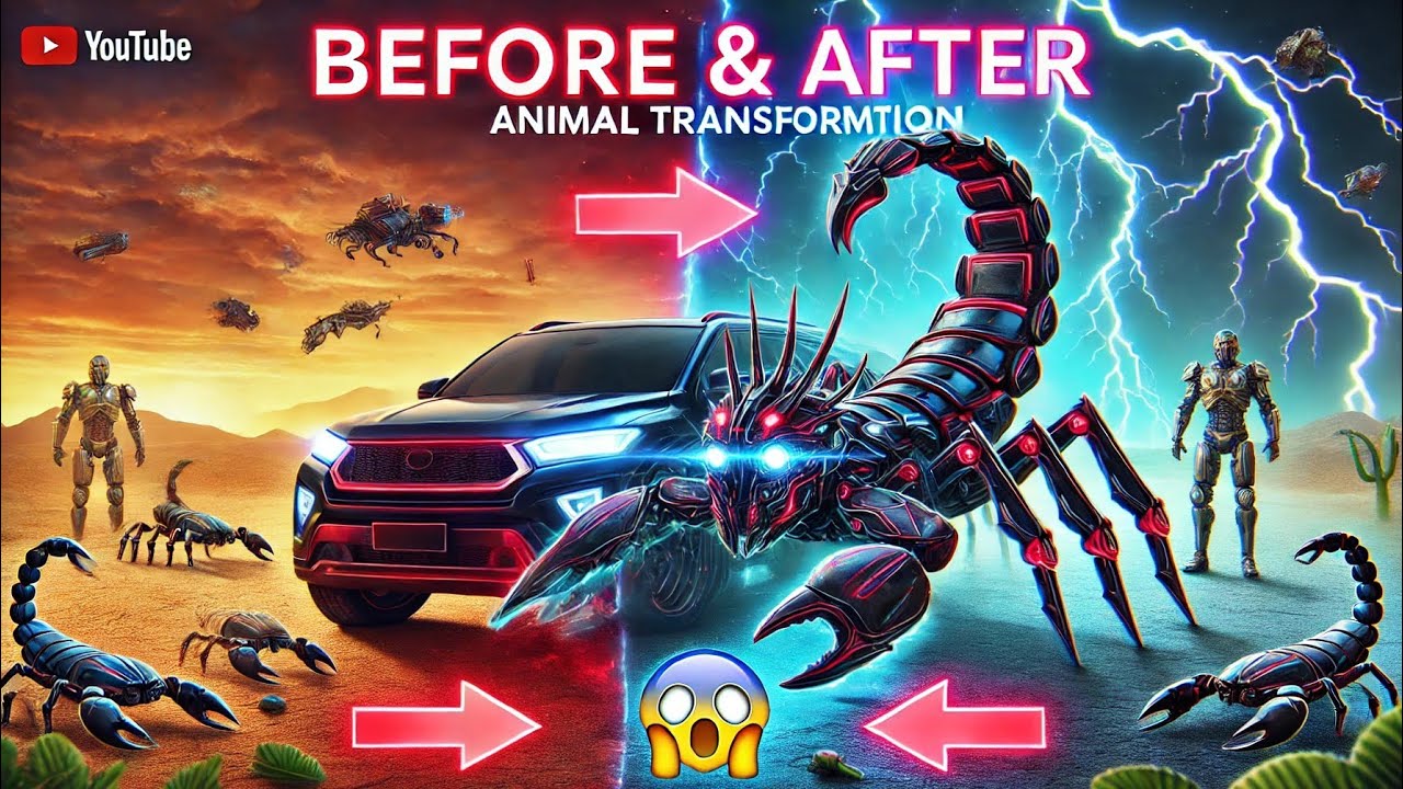 AI Magic: Watch This Incredible Transformation Unfold! 🔄🤖| Animal ...