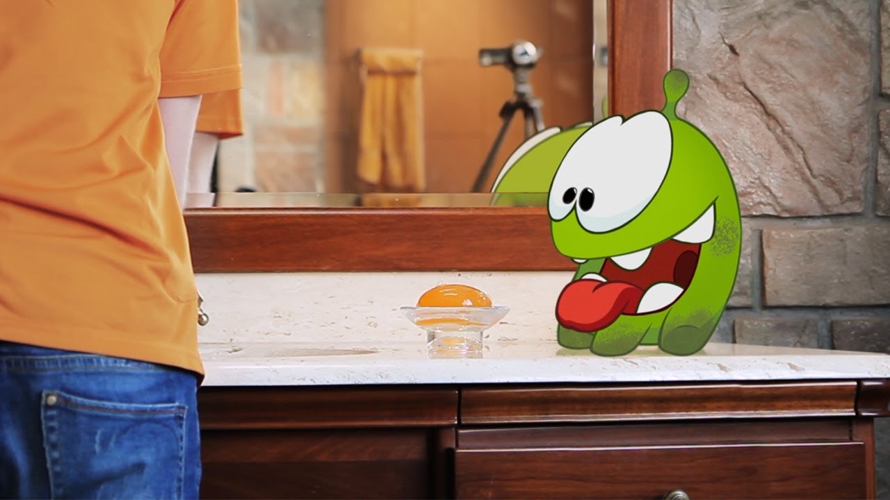 Bath Time | Om Nom | Monster Cartoon for Kids - YouTube