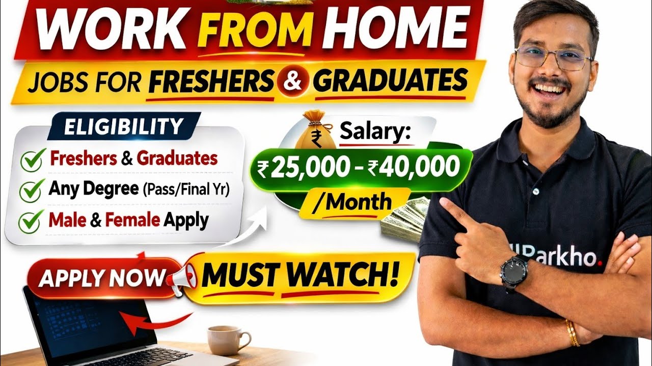 Work From Home Jobs | Ongoing Hiring 2026 🔥 | Freshers & Graduates ...