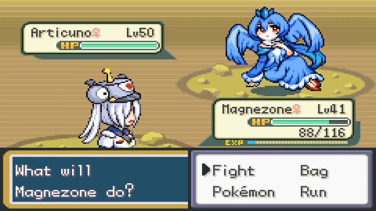 Moemon Mega Fire Red Version: Articuno - YouTube