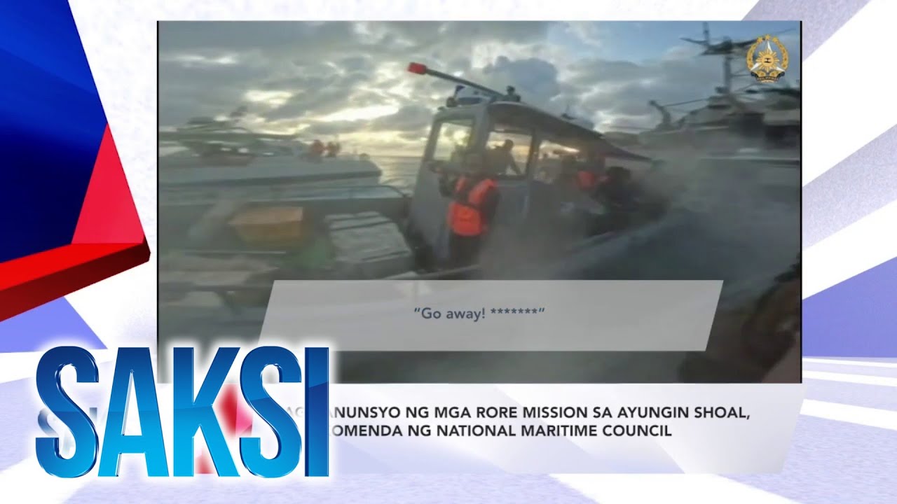 Saks: (Recap) Pag-aanunsyo ng mga RORE mission sa Ayungin Shoal ...
