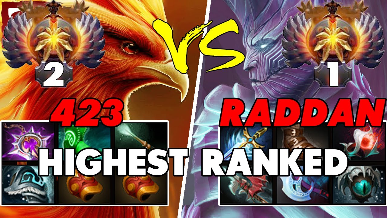 423 (PHOENIX) Mid vs RADDAN (TERRORBLADE) Carry - Epic Battle Of Top ...
