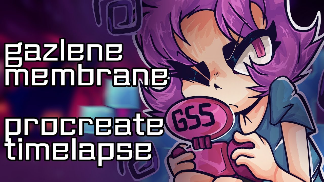 gazlene membrane ♥procreate timelapse♥ - YouTube