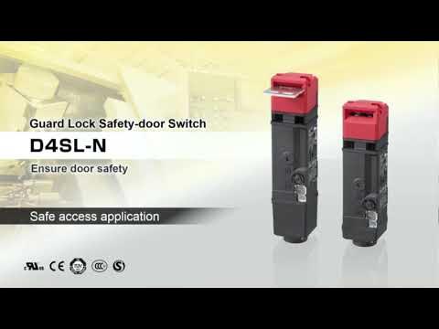 Omron D4SL-N Series Guard Locking Switch - YouTube