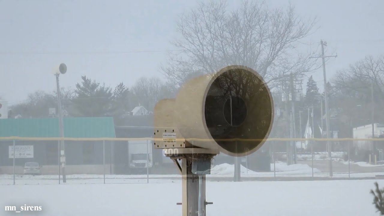 ACA P-15 Siren Test - Full Alert - Ft. Atkinson, Wisconsin - YouTube