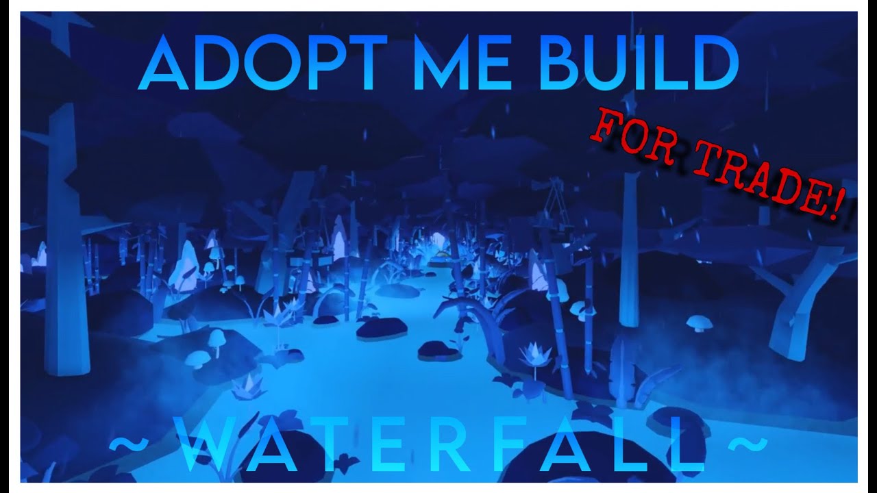 Waterfall Build | Racetrack Home | Adopt Me! - YouTube