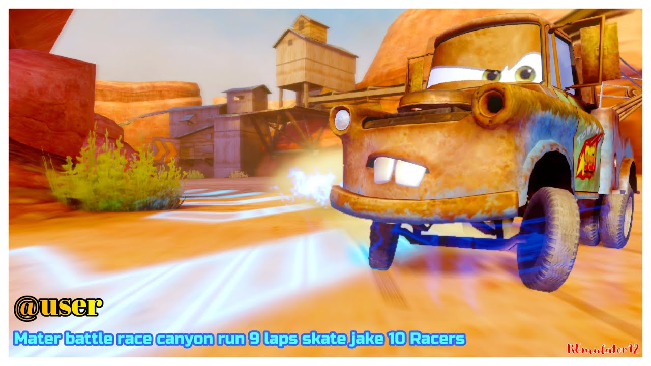 Cars 2 The Video Game | Tow Mater - Battle Race (Skate Jack) | Canyon ...