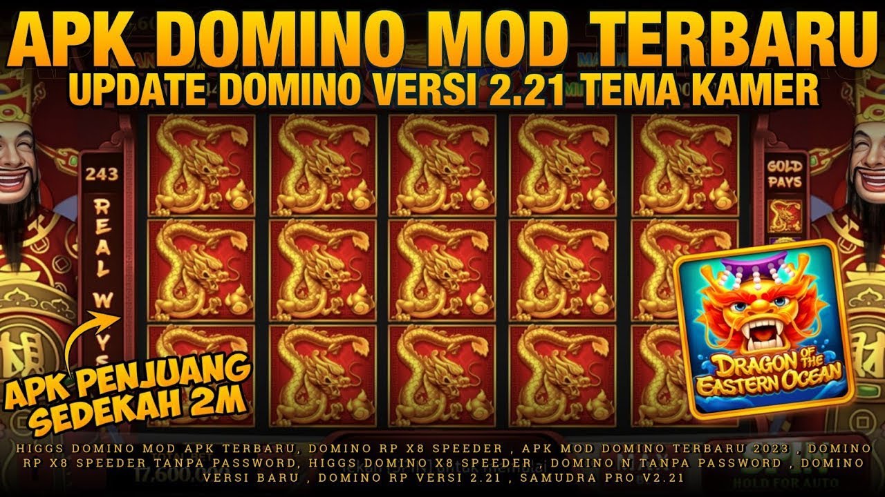 JACKPOT SLOT TERBARI 🔥 APK MOD DOMINO TERBARU HIGGS DOMINO RP V2.21 X8 SPEEDER - YouTube