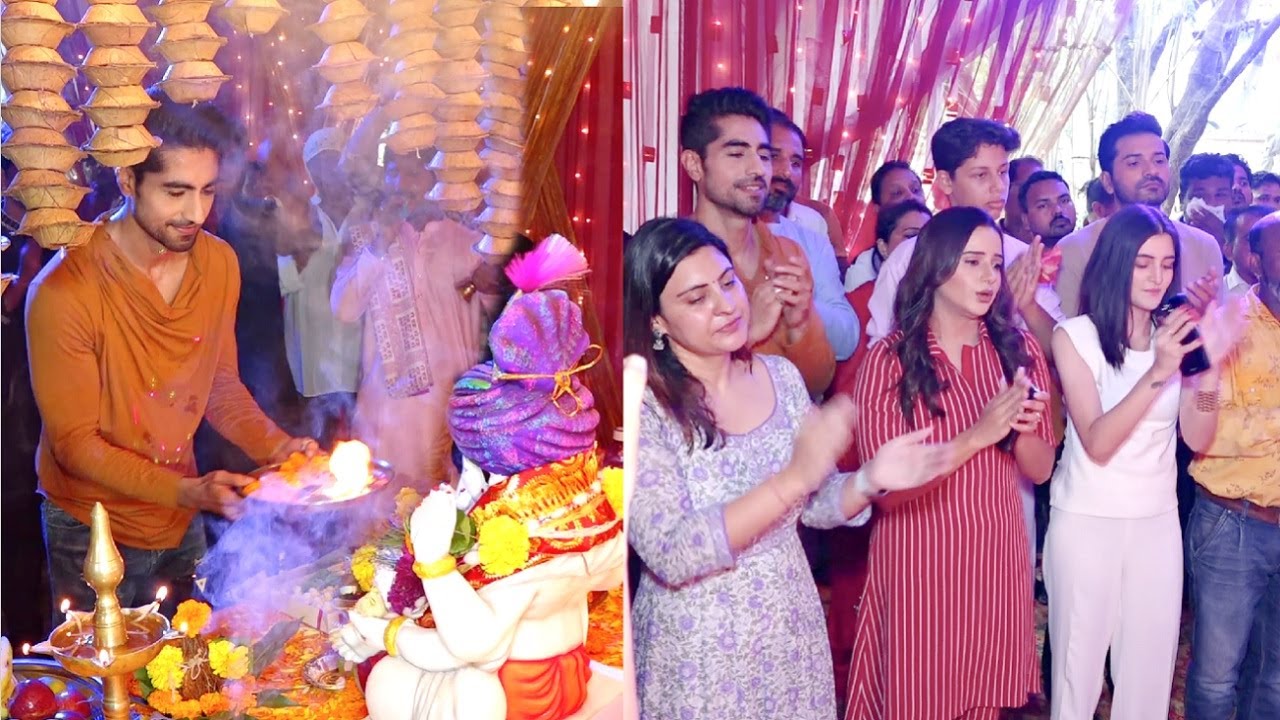 Yeh Rishta Kya Kehlata Hai Ganpati Celebration 2022 With Harshad Chopda ...