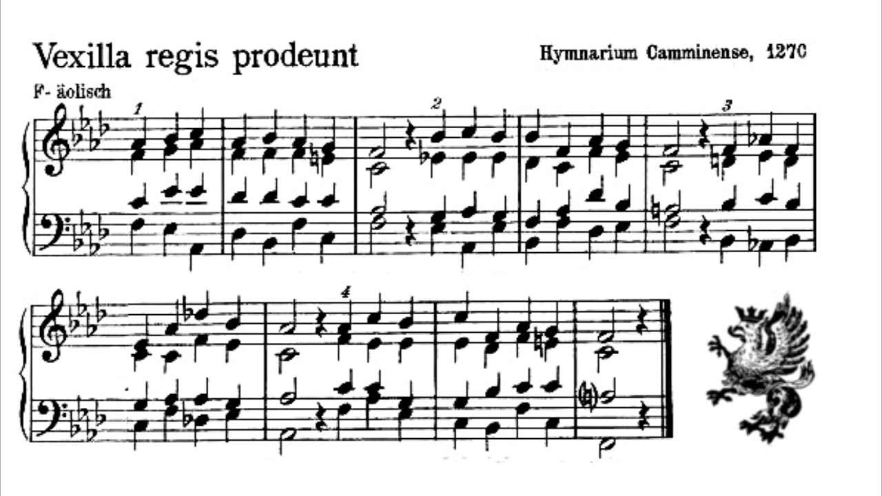 Vexilla regis prodeunt (Hymnarium Camminense, 1270) - YouTube