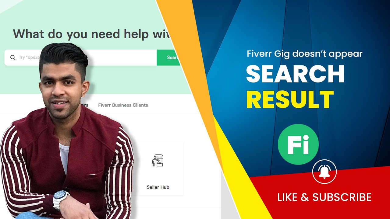 How to find out your FIVERR GIG on search result. - YouTube