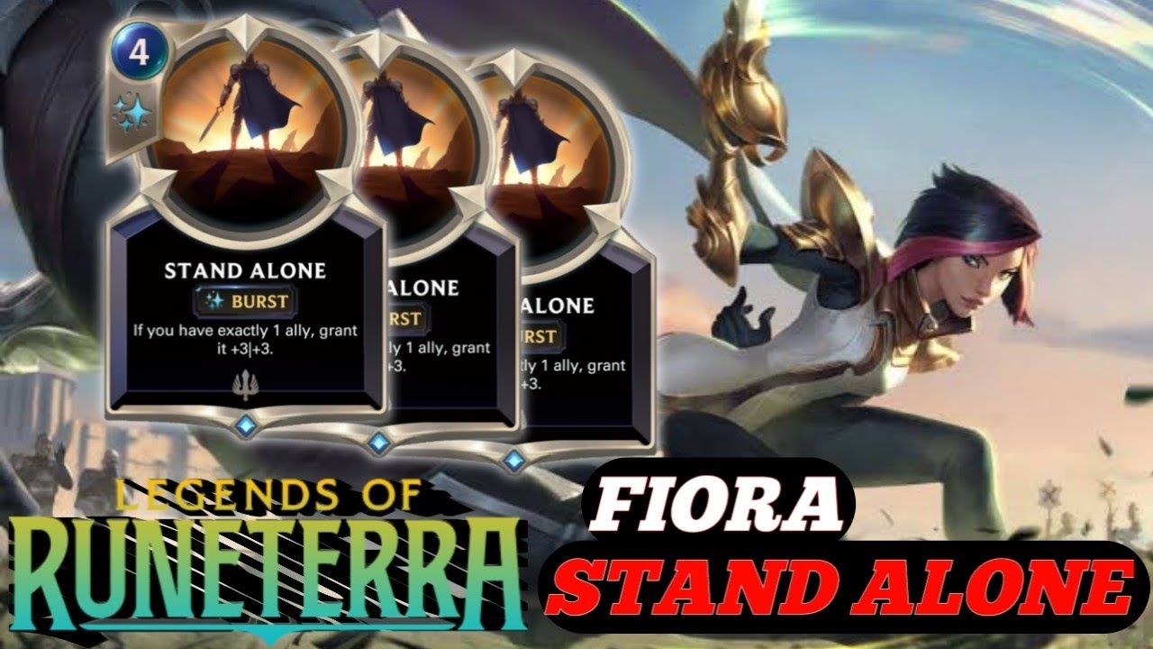 Fiora Stand Alone | Fiora LoR Deck | Legends of Runeterra Gameplay ...