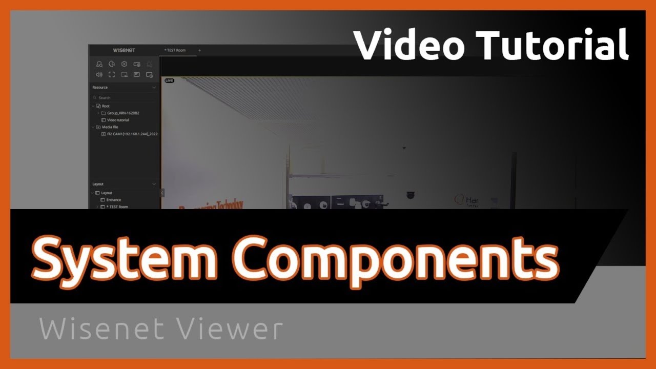 [Wisenet Viewer] System Components - YouTube