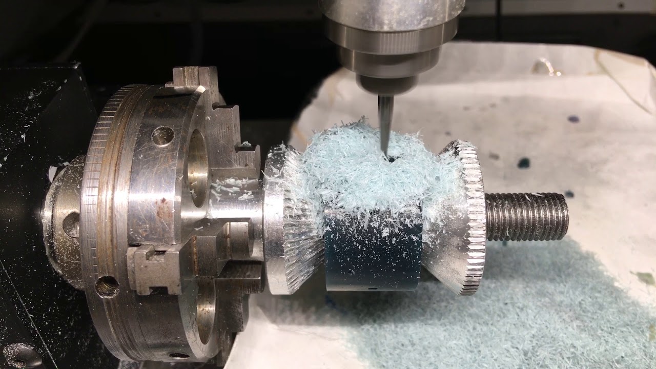 milling a ring in wax part 1 - YouTube