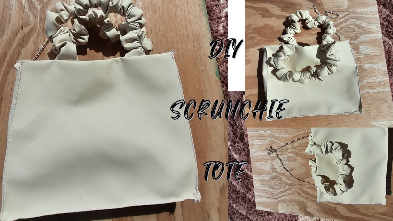 I Tried Making A Scrunchie Tote By Cool Stitches - YouTube