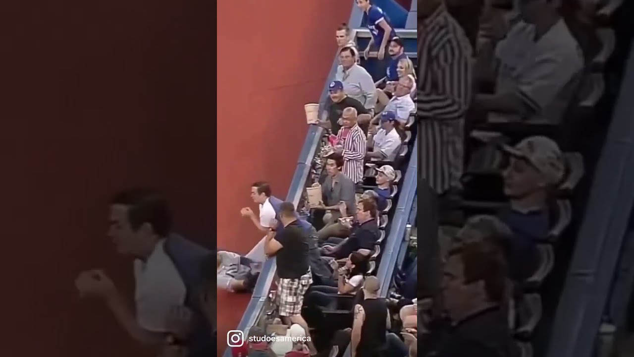 Wow, what an epic catch by this baseball fan. #shorts - YouTube