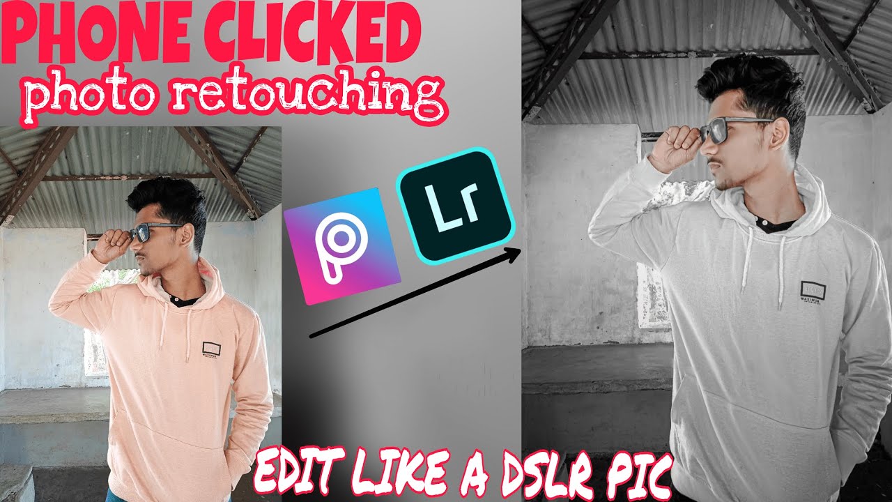 how to edit phone clicked photos - YouTube
