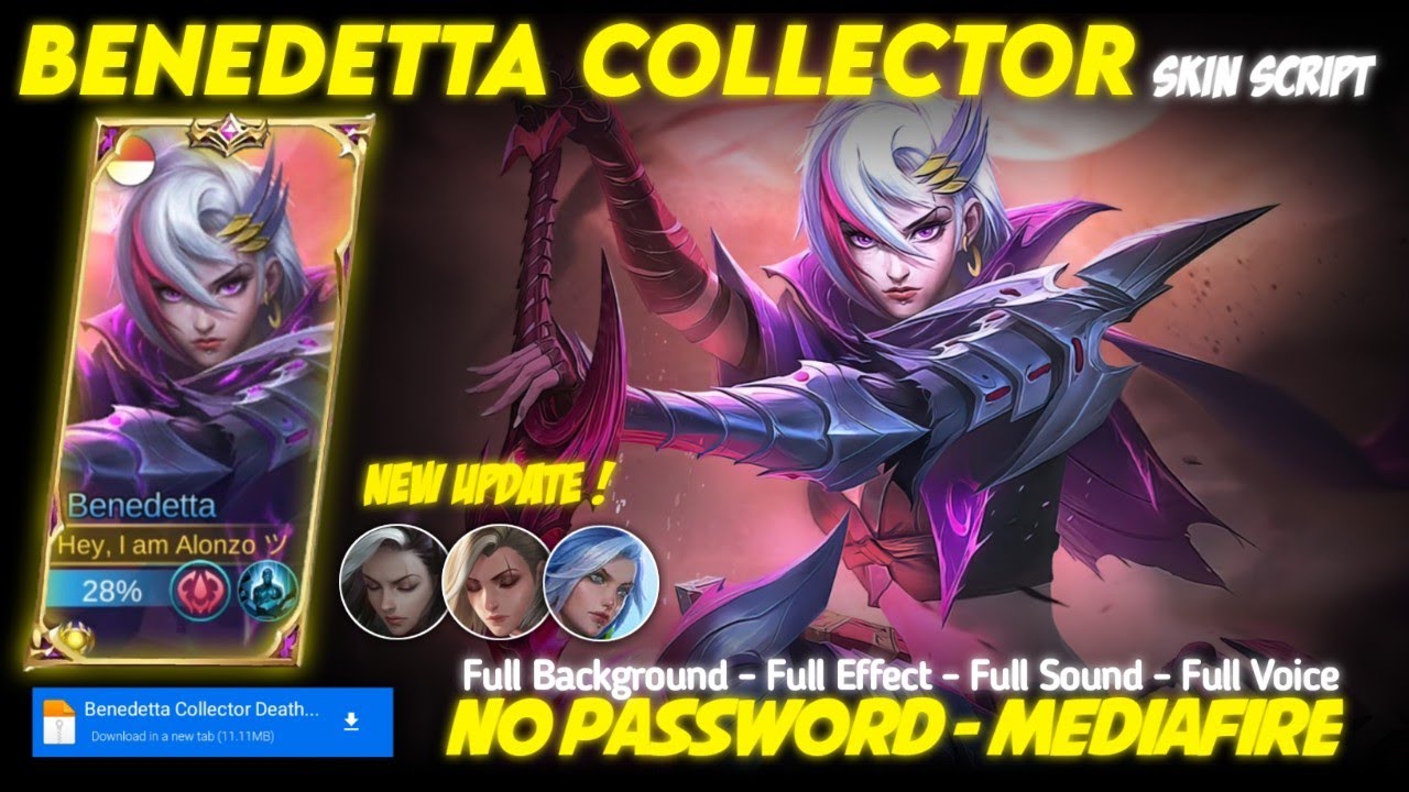 Benedetta Collector Death Oath Skin Script No Password Mediafire Full ...