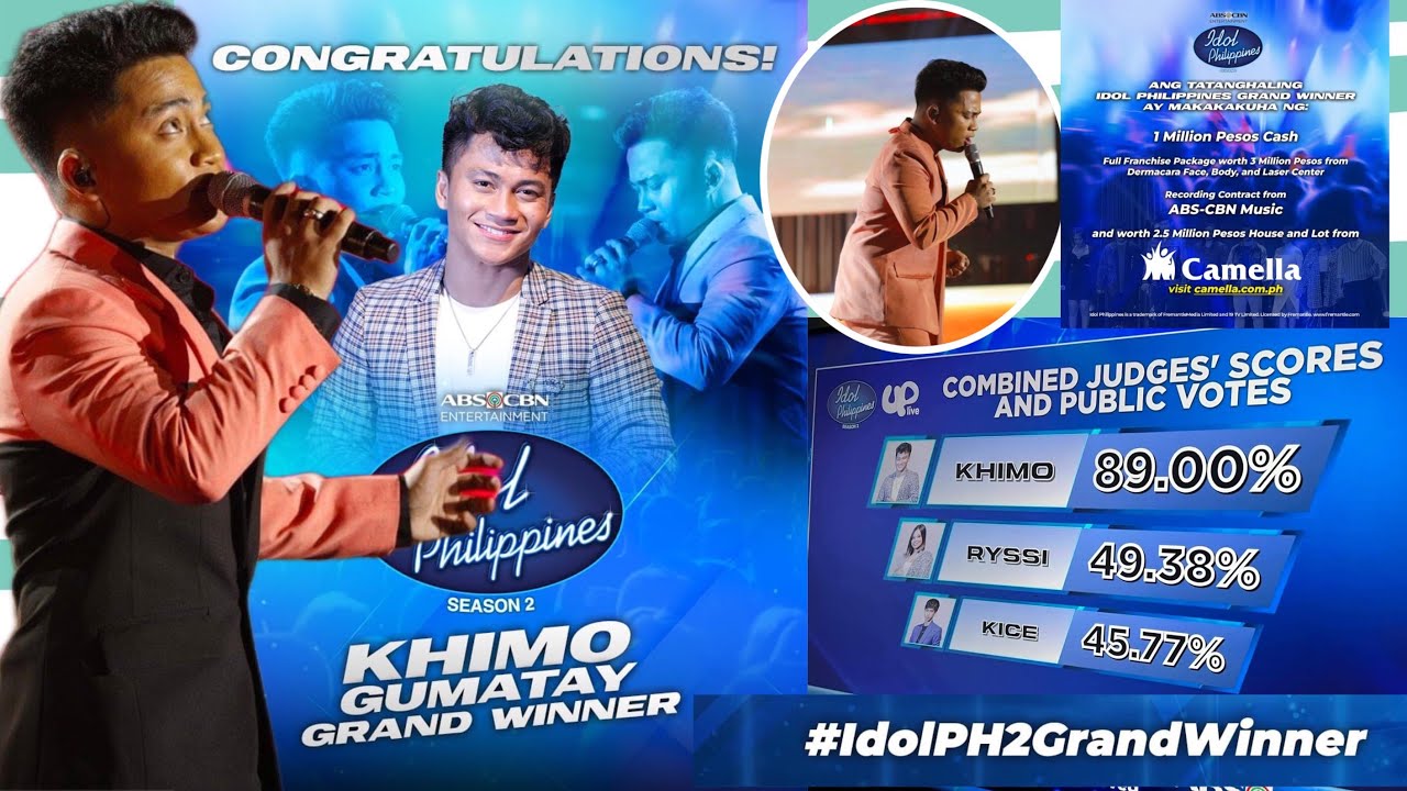 JUST IN: KHIMO GUMATAY is the NEW IDOL PHILIPPINES SEASON 2 GRAND ...