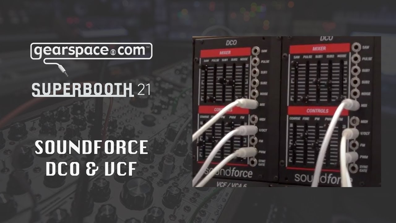 Soundforce - Gearspace @ Superbooth 2021 - YouTube