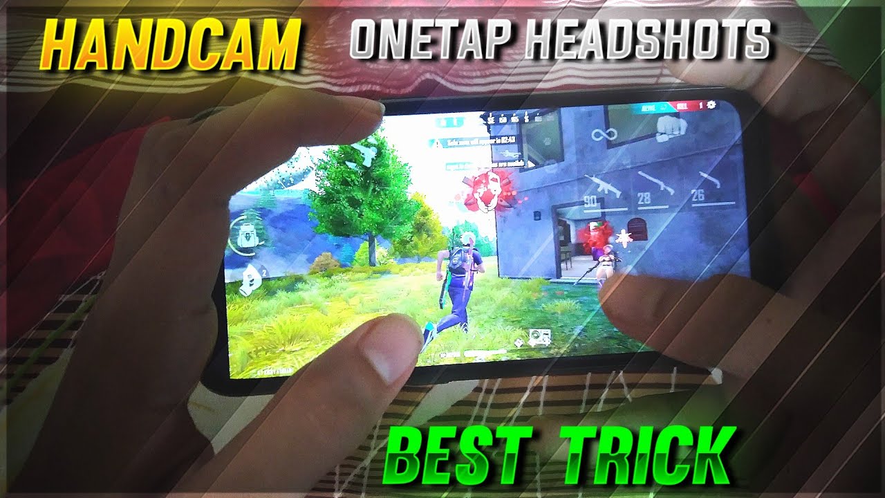 HANDCAM tutorial Of Onetap Headshots ️ || Alone Boy Secret Trick🎯👽 ...