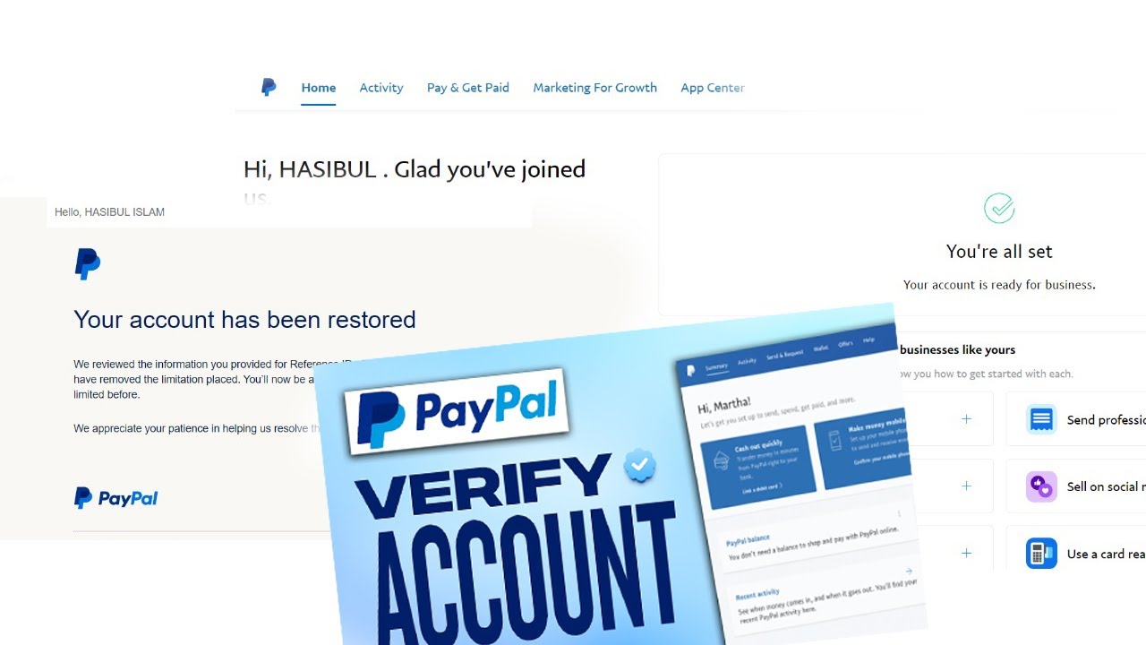 Take verified PayPal account from anywhere | 100% Restore verified ...