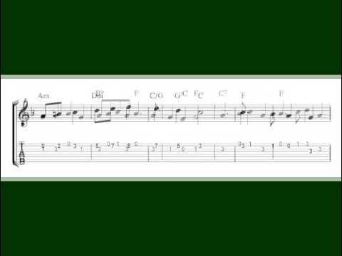 Ukulele tabs, ukulele sheet music, Deck The Halls - YouTube