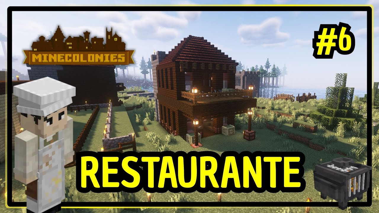 Minecolonies Mod 🍴 Cómo funciona el Restaurante en Minecraft 1.21.1 ...