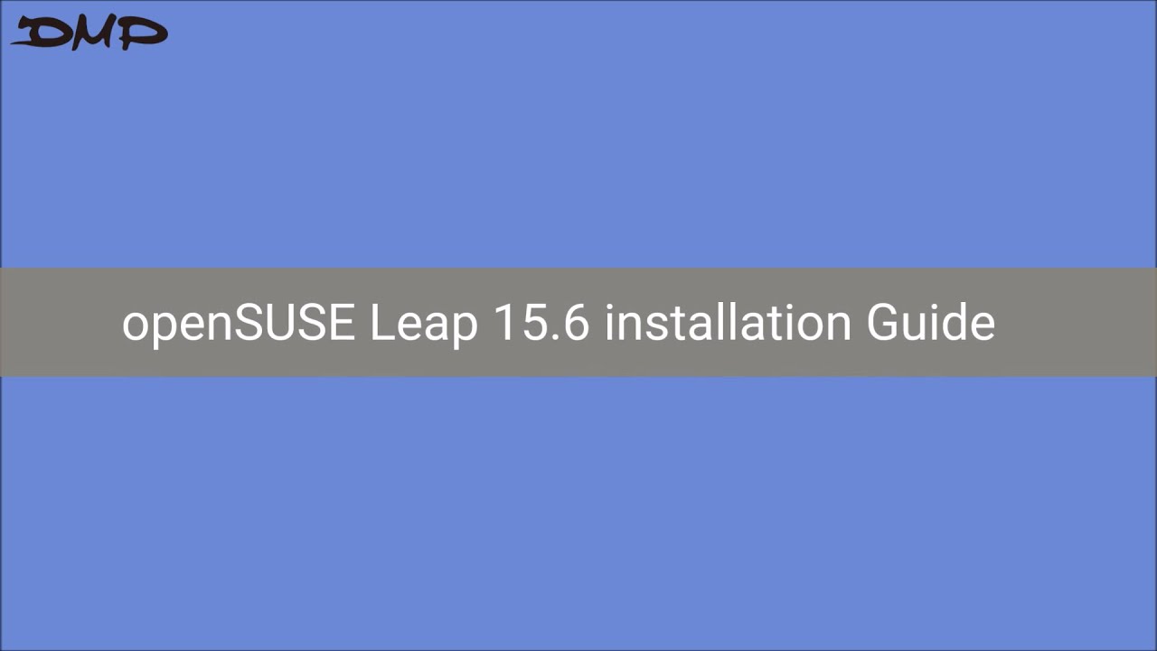 EB-58 Series openSUSE Leap 15.6 installation guide - YouTube
