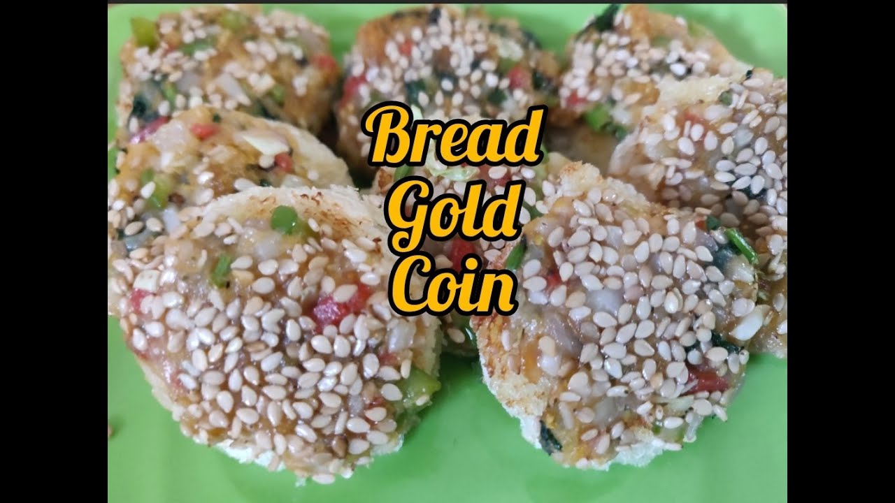 Bread Gold Coin | Eating Time | Hi Tea Recipes - YouTube