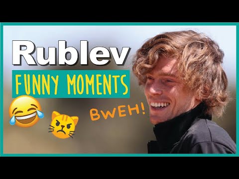Andrey Rublev Funny Moments (Part1) ! 😂😾 - YouTube