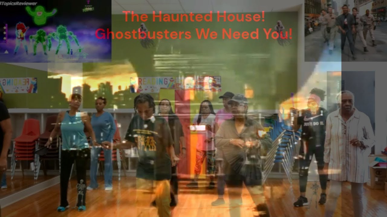 Ghostbusters Line Dance: Ghosts, Haunted House, and Vaporized at the ...