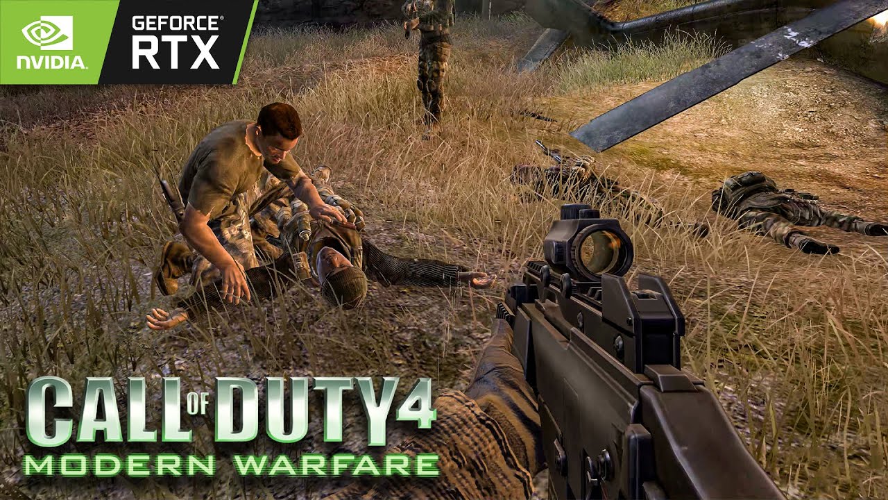 Call of Duty 4: Modern Warfare (2007) Mission 6 - Hunted [4K 60FPS ...