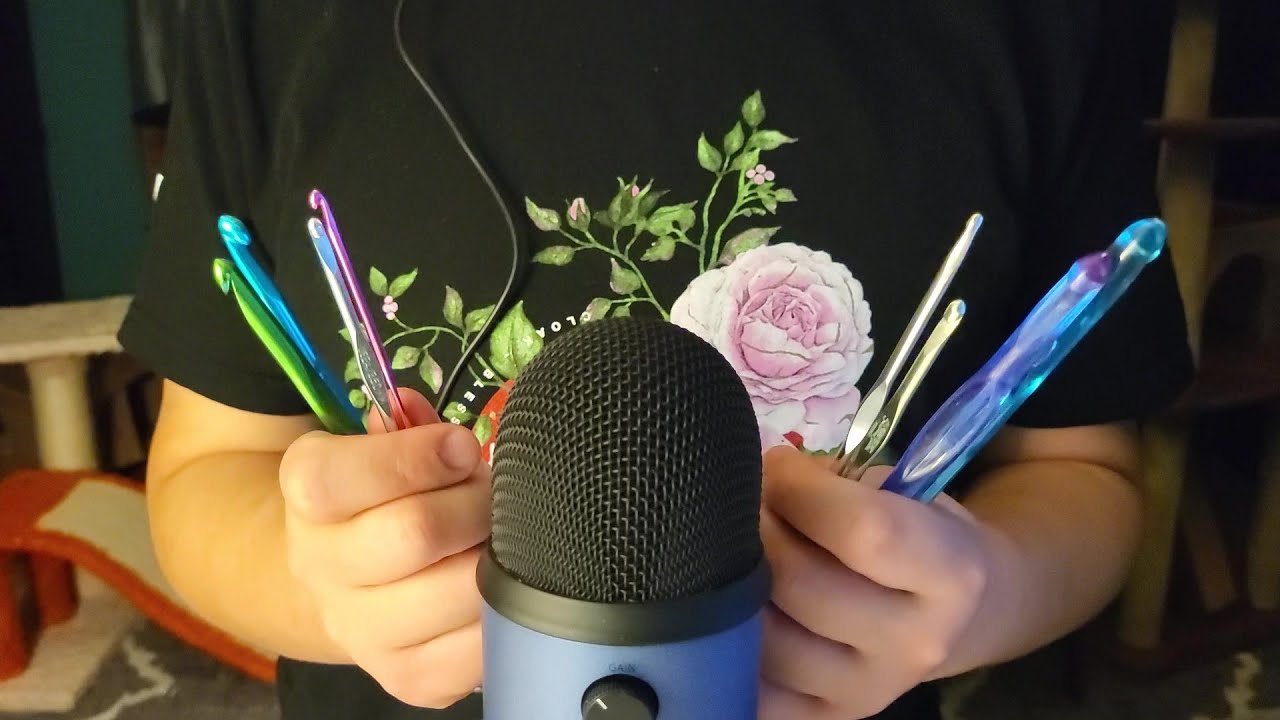 Tapping and Scratching Metal Hooks - ASMR - No Talking - YouTube