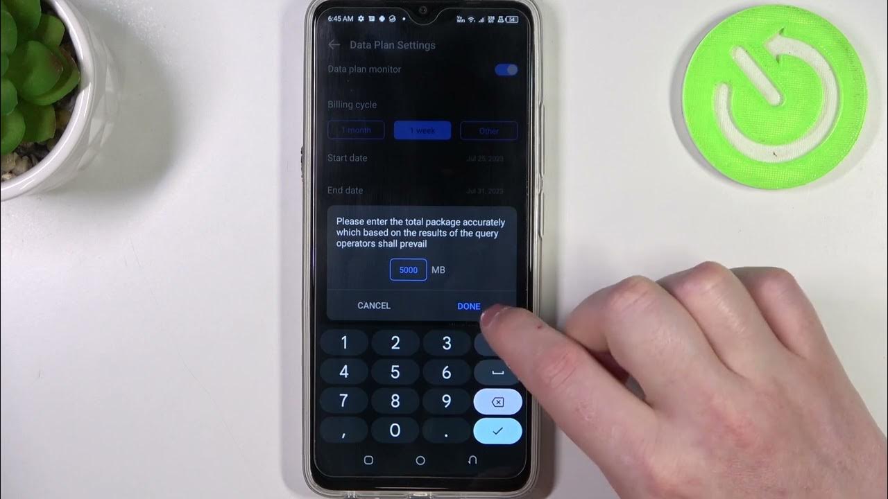 How to Set the Mobile Data Limit on a TECNO Pop 7 - YouTube