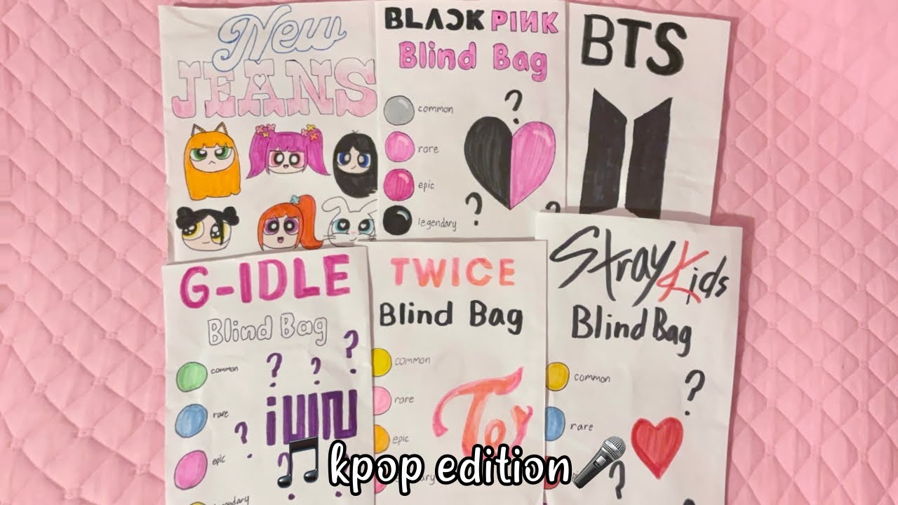 Blind Bags Compilation Kpop Edition 🎤 Asmr Applefrog Youtube