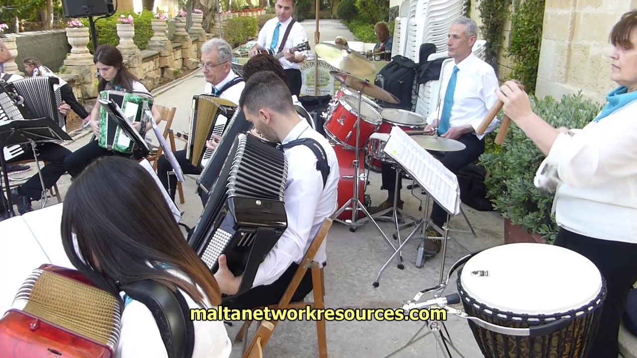 Various Songs Played by Santa Maria Accordion Band Malta at Spring Show ...