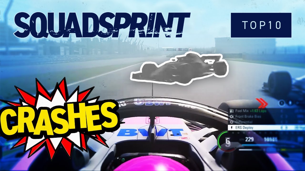 Top 10 Crashes in Squad Sprint 2019 - YouTube