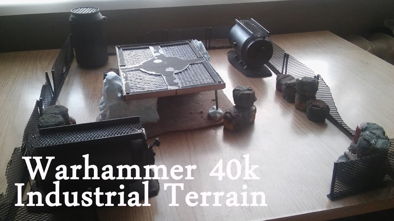 Warhammer 40k Industrial Terrain Part 2 - YouTube