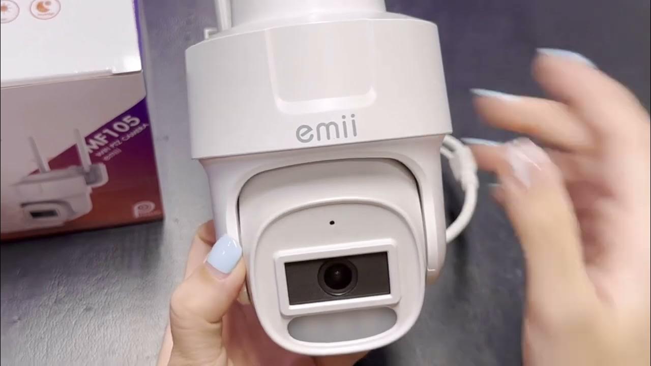 รีวิวกล้องวงจรปิด Emii MF105 ติดตั้งภายนอก ทนฝน ทนแดด - YouTube
