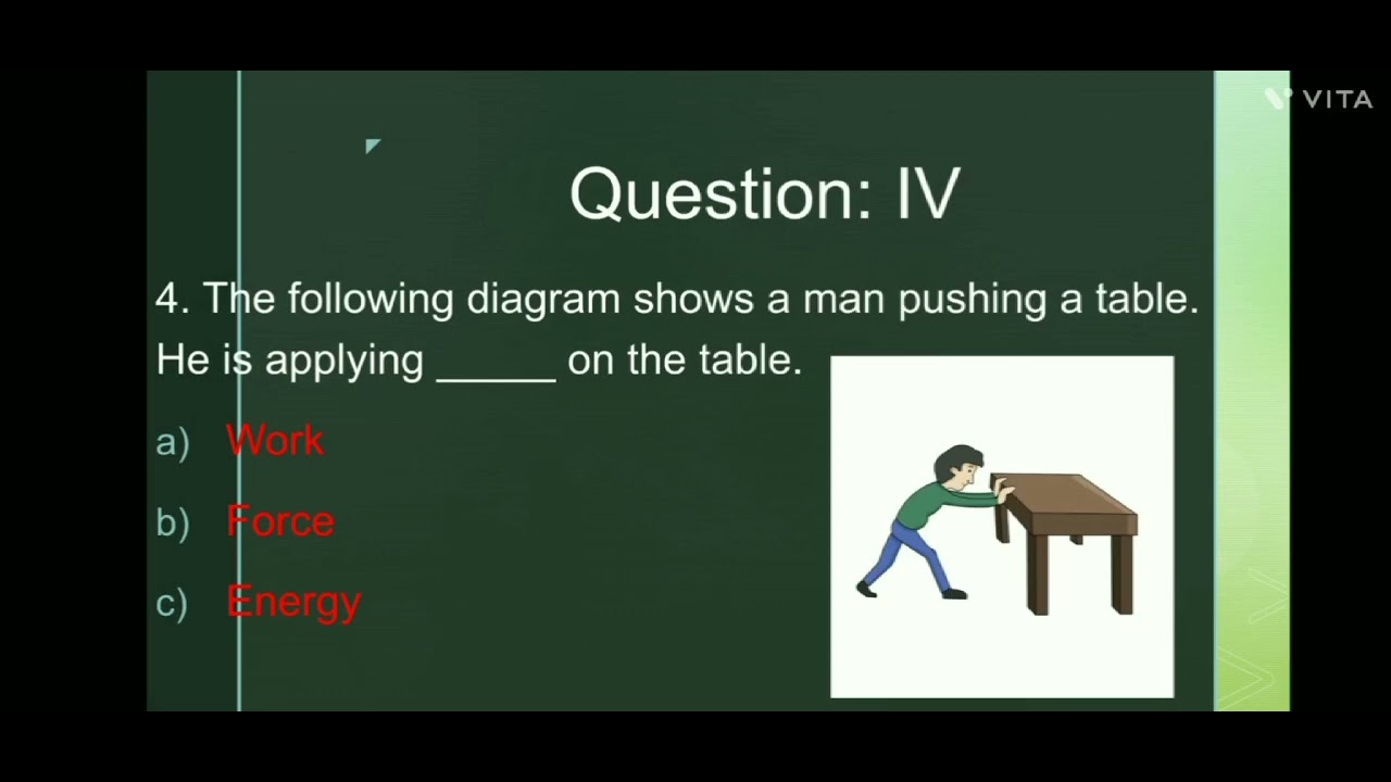 Quiz | Science | Force, Work & Energy (Part-II) | MCQ Questions ...