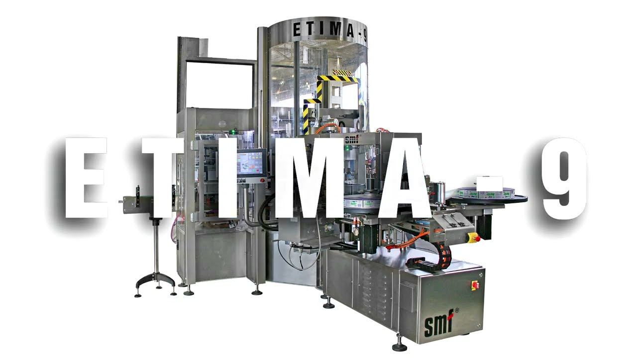 Labelling machine Etima 9 SMF GmbH - YouTube