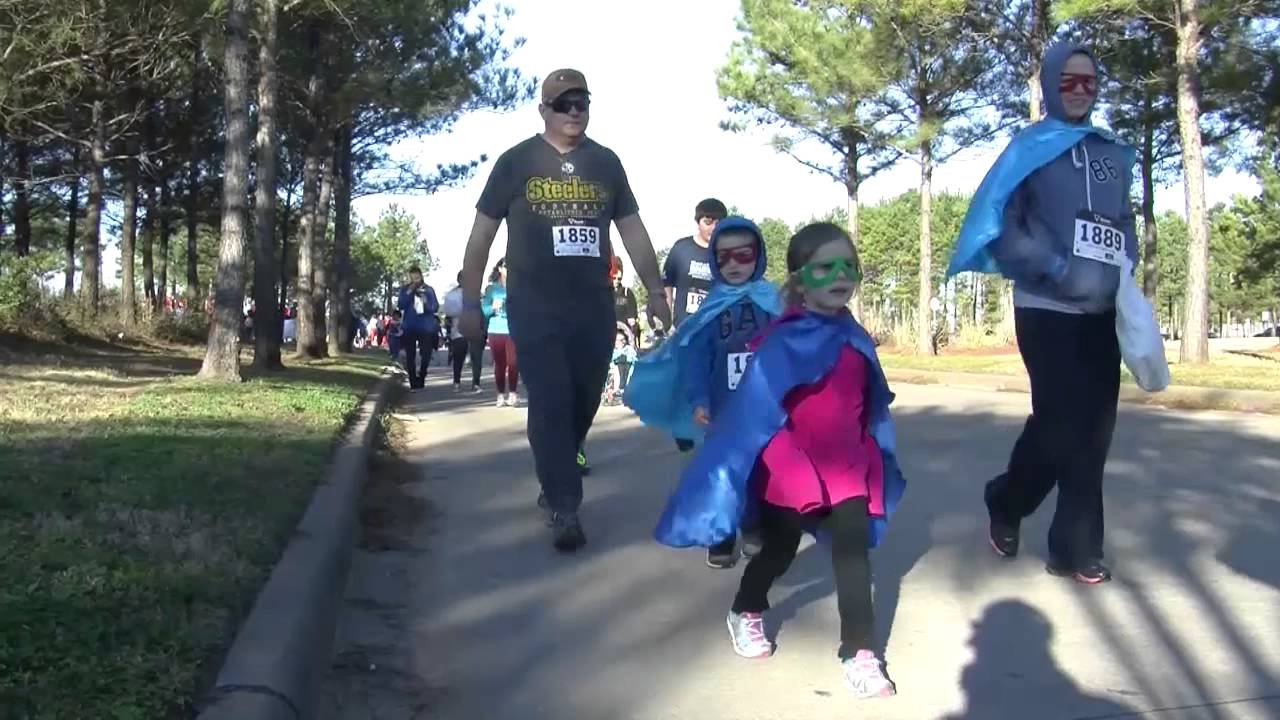 CFISD Superintendent Fun Run: Real-Life Superheroes - YouTube