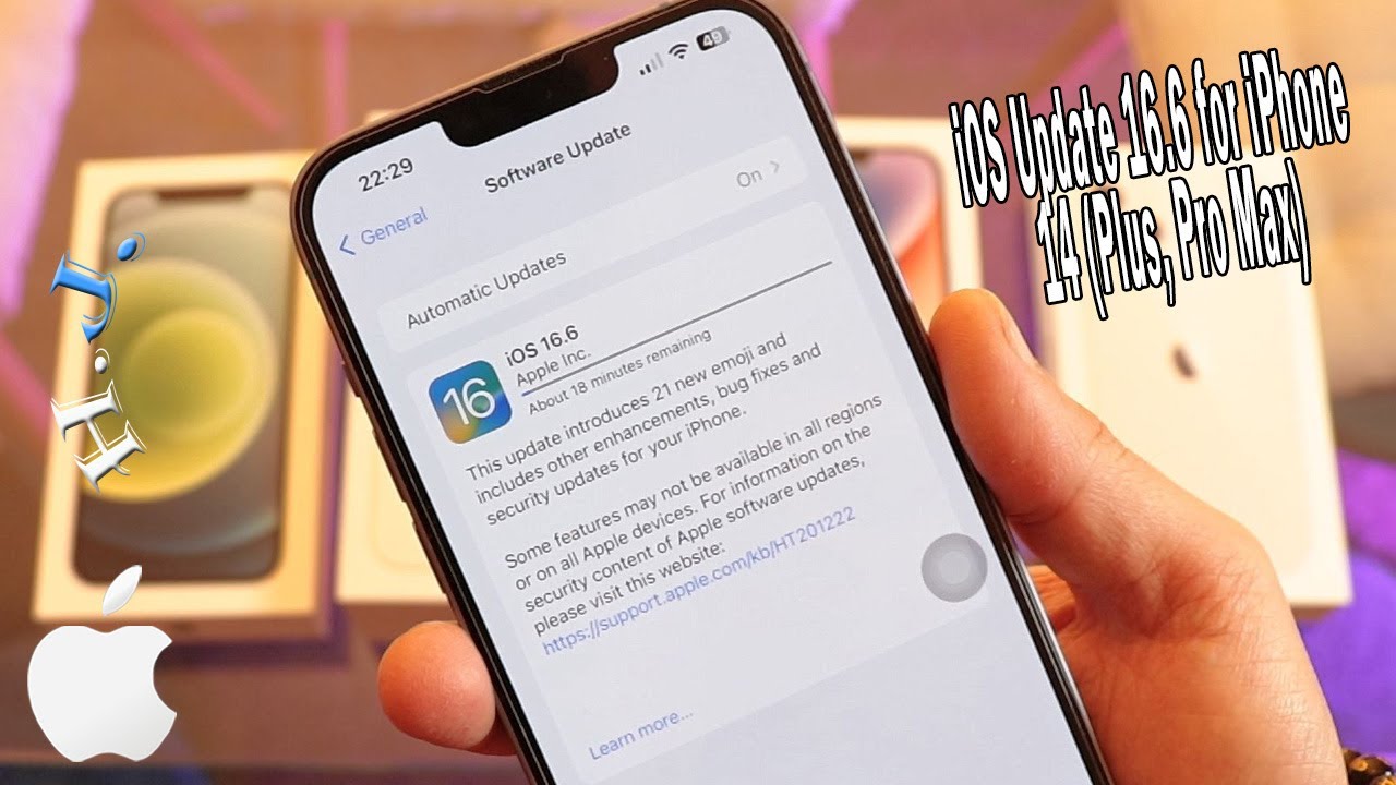 iOS Update 16.6 for iPhone 14 (Plus, Pro Max) - YouTube