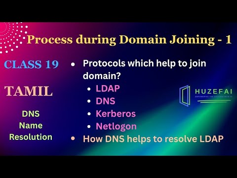 #19 Process during Domain Join Part1 in Tamil | Huzefa | #windows #dns ...