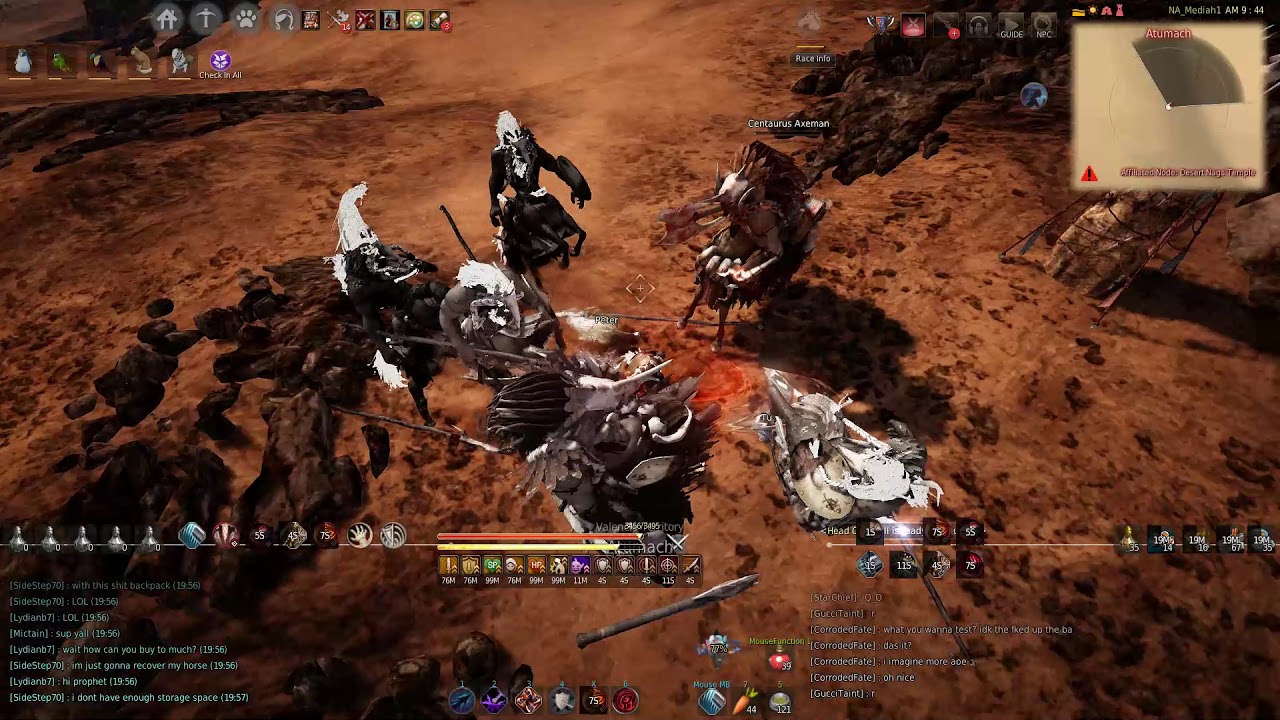 BDO Warrior Centaurus Grind Rotation - Feat 360° Reckless Blowjob - YouTube