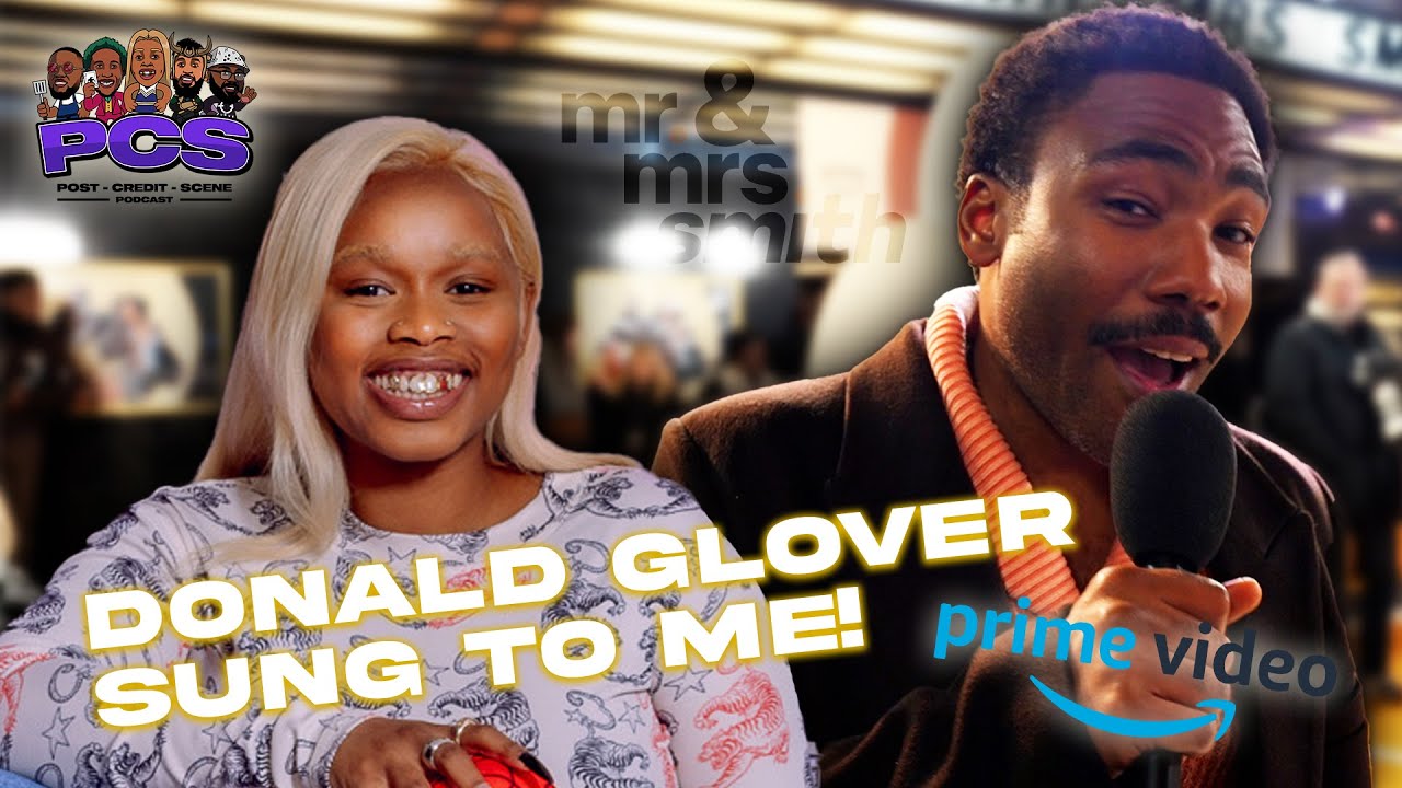 PCS Interview Donald Glover In London! - YouTube