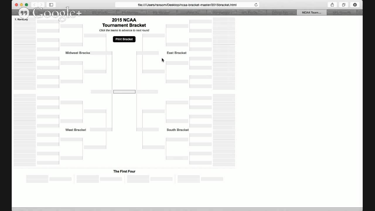 Coding Bracketology - YouTube