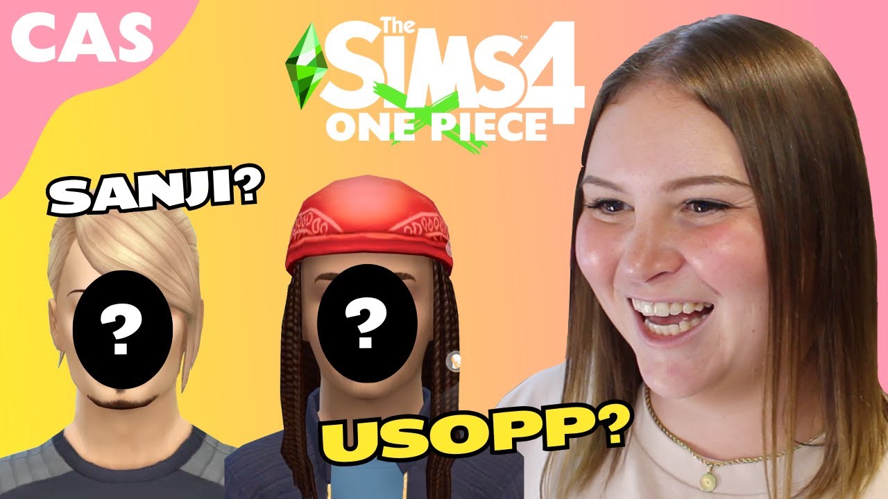 CREATING USOPP AND SANJI | One Piece Sims 4 CAS Part 2 - YouTube