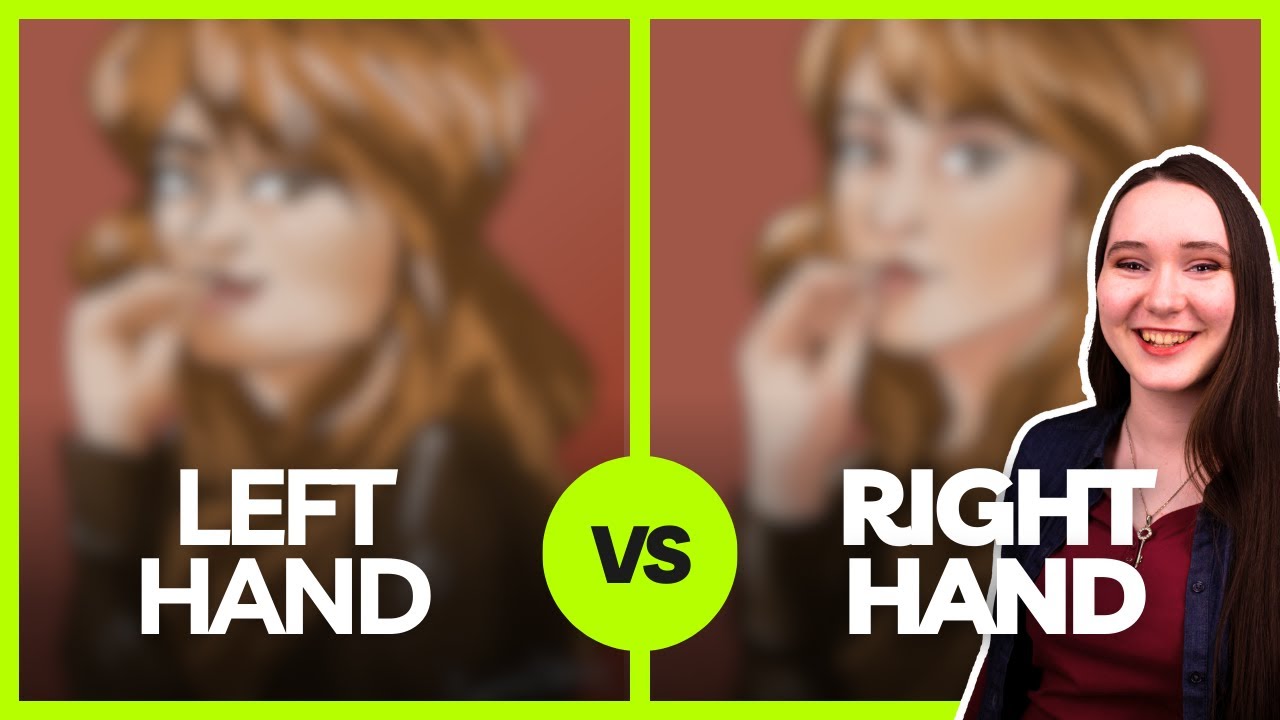 Drawing with my LEFT HAND! | Left Hand Art Challenge - YouTube